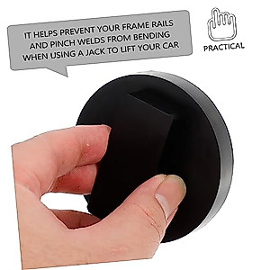 Car Floor Jack Jack Support Block auto Jack Floor Jack pad Floor Jacks Car Jack Block Jack Pad Adapter Jack Frame Rubber Block 6cm Rubber mat Guide Support Tool
