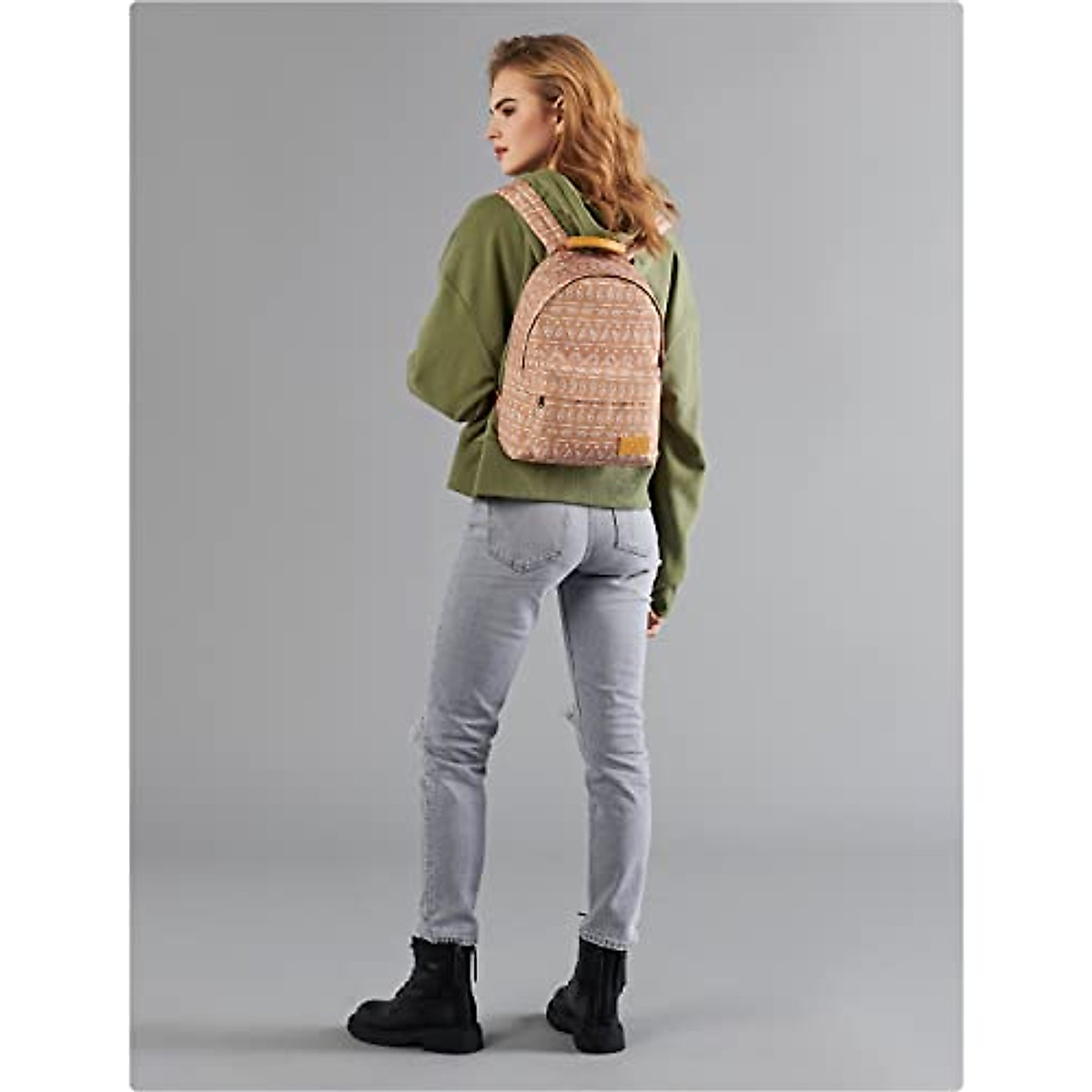 HotStyle SIMPLAY+ Mini Backpack Boho Patterns Cute Small Backpacking Purse, Yellow