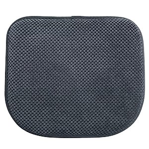 PAGGED Grey Foam Seat Cushions Kitchen Chairs Pads for Dining Chairs Non Slip Office Seat Cushions Washable U Shaped Soft Thick Large Metal Wooden Chair Cushions,17" x 15"
