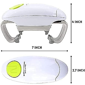 Electric Jar Opener for Weak Hands, one touch automatic deluxe jar opener for seniors with arthritis, chef, Hand Injury and children, for all kinds of Jars