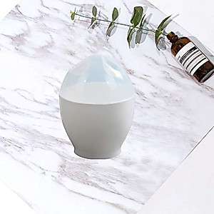 UPKOCH 2pcs Microwave Egg Cooker Mini Cup Steamed Scrambled Egg Poacher Omlette Maker for Instant Breakfast Home Kitchen Stove Top Microwave