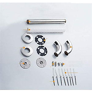 CRODY Bath Wall Attachment Handrails Grab Bar Rails Stainless Steel Bathroom Handrail, Wall-Mounted Towel Rack, Old Man Shower Toilet Safety Handle