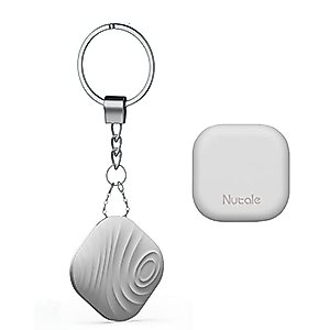 Nutale Air Key Finder Tag (iOS Only), Bluetooth Tracker Item Locator with Key Chain for Keys Pet Wallets or Backpacks and Tablets Batteries Include Compatible with FindMy APP