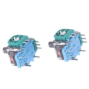 2pc 3D Analog Joystick Thumb Stick Replacement Repair Part Sensor Module Potentiometer for Sony PS5 Controller