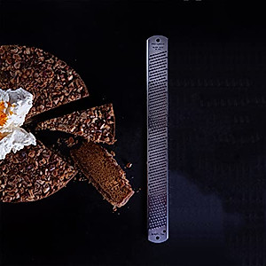 Microplane All-Stainless Steel Lemon Zester Tool, Blade made in the USA