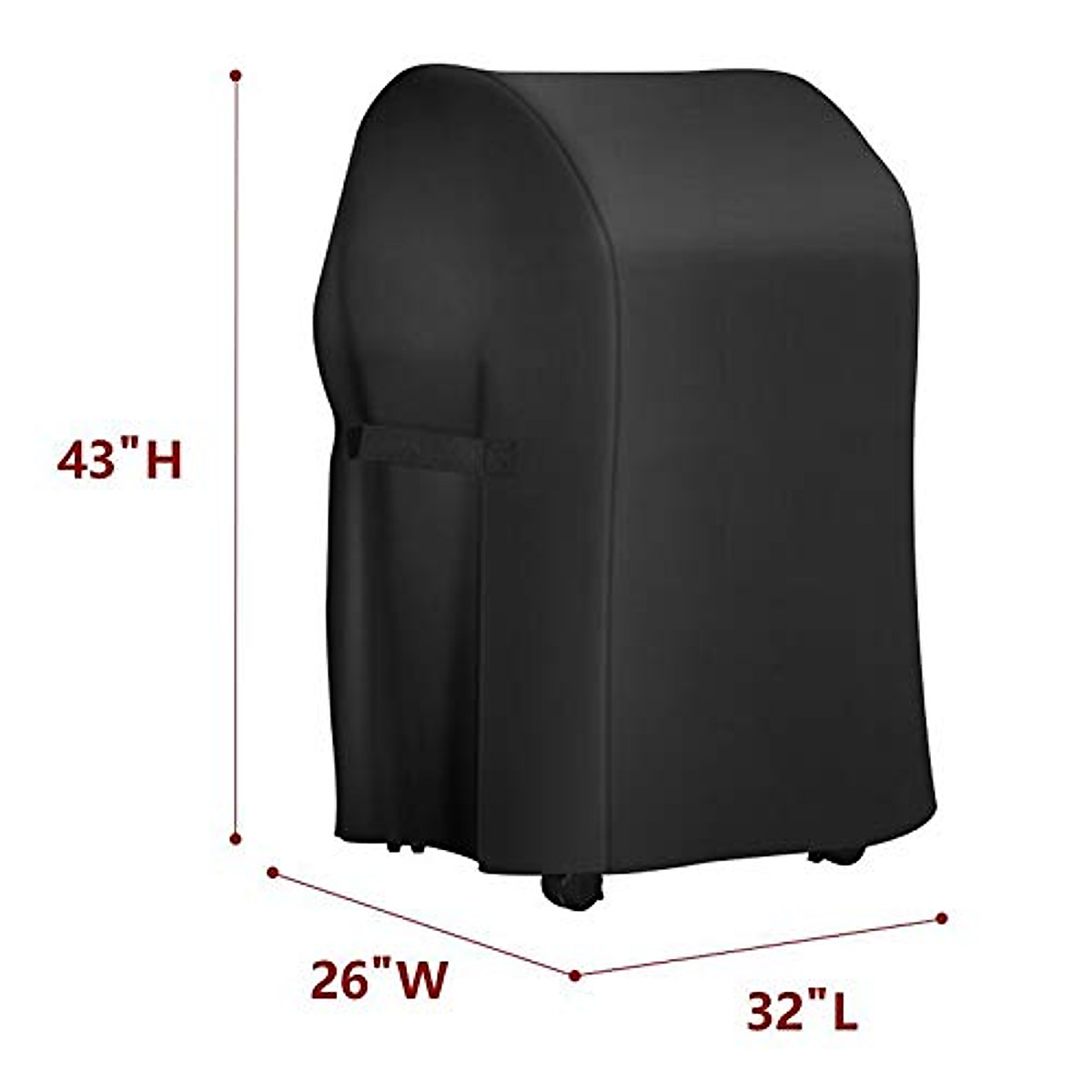 GGC 30 Inch Grill Cover Replacement for Weber 7105 Spirit 210 Series 2 Burner Gas Grills, L30 x D26 x H43 (Not Fit for Spirit II E-210)