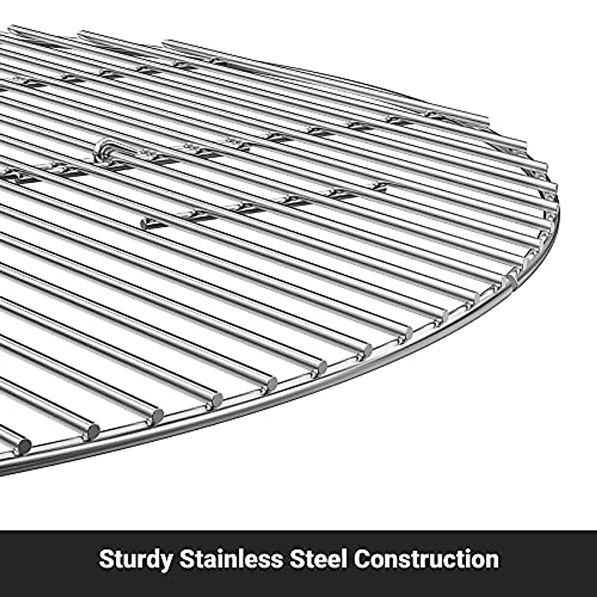 onlyfire BBQ Solid Stainless Steel Rod Foldable Cooking Grates for Grill, Fire Pit, 36-inch