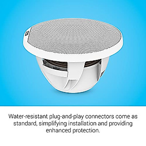 Garmin Fusion® Signature Series 3i Marine Subwoofers, 10" 600-watt Classic White Marine Subwoofer