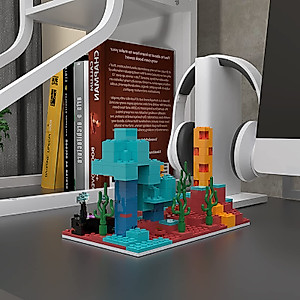 Fun Warped Forest Building Toy, Gaming Adventure Playset, Great Gift for Kids and Players Aged 6+, Famous Game Model, Children's Day Gift(257 Pieces)