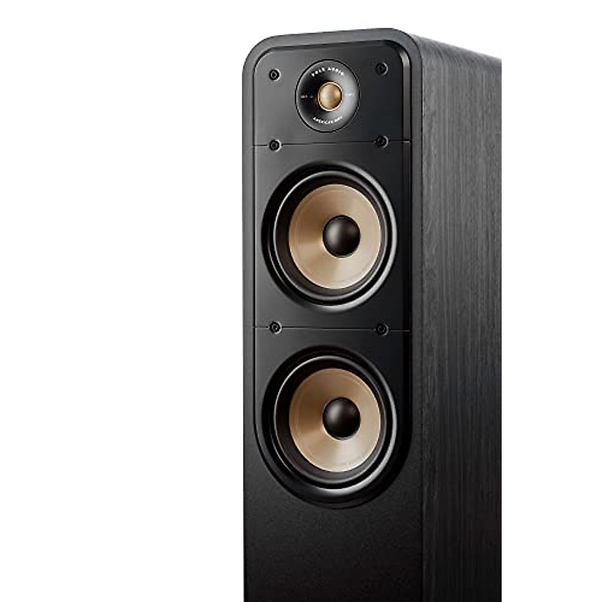 Polk Signature Elite ES50 Tower Speaker - Hi-Res Audio Certified, Dolby Atmos & DTS:X Compatible, 1" Tweeter & (2) 5.25" Woofers, Power Port Technology for Effortless Bass, Stunning Black