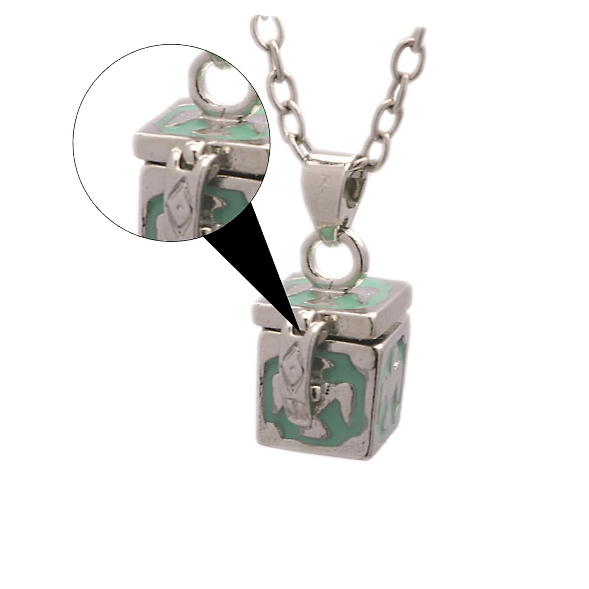 Artibetter 1pc Ashes Necklace Memorial Necklace for Men Women Necklace Mens Stainless Steel Necklaces Square Ashes Pendant Cremation Ashes Memorial Openable Pendant Chain Copper Diffuser