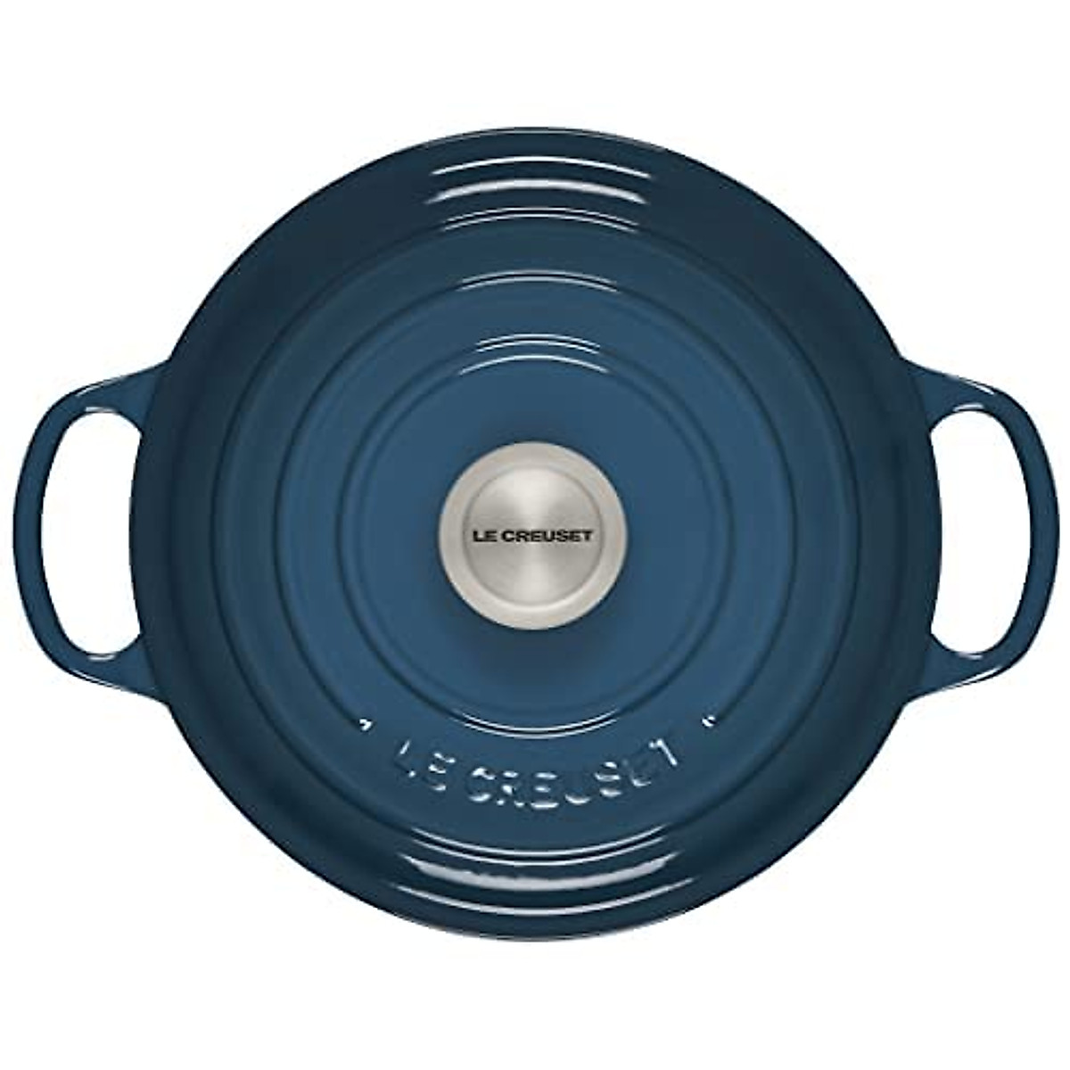 Le Creuset Enameled Cast Iron Signature Round Dutch Oven, 4.5 qt., Deep Teal