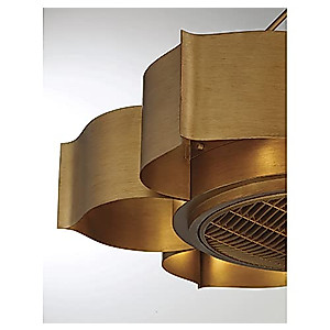 Savoy House 39-FD-125-54 Stockholm 6-Light Fandelier in Gold Patina (31" W x 12" H)