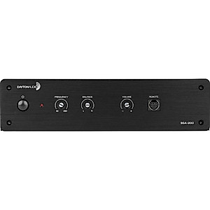 Dayton Audio BSA-200 200 Watt Bridgeable Stereo Bass Shaker and Subwoofer Amplifier with Remote - 110 WPC RMS at 2 Ohms, 230 Watts RMS at 4 Ohms Bridged