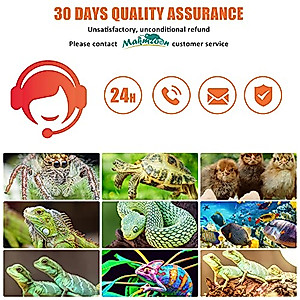 Makmzoon 2Pack Reptile Heat Lamp Bulb,75W UVA Basking Spot Lamp of Bearded Dragon,Heat Bulbs for Reptiles,Reptile Basking Spot Bulb,Sun Heat Bulb for Bearded Dragon Turtle Tortoise