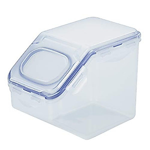 LocknLock Easy Essentials Food Lids (Flip-top) / Pantry Storage Containers, BPA Free, Top-10 Cup-for Snacks, Clear (Pack of 2)