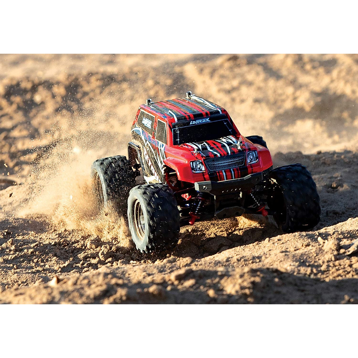 Traxxas 76054-5-REDX Teton 1/18 Scale 4WD Truck Fully Assembled Ready to Run 2.4