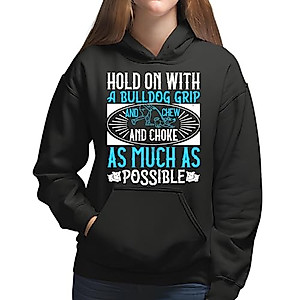 Bulldog Gift for Chewers Strongly Gripping Chew Toys for Dog Owners Black and Muticolor Unisex Hoodie