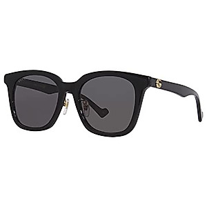 Gucci Women's Oversized Square Sunglasses, Shiny Black, One Size