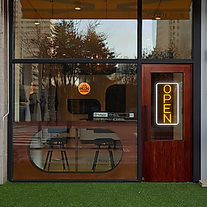 Neon Open Sign, Open Sign Led, 9" x 16" Dimmable Open Sign, Ultra Bright Open Signs for Business, USB Powered Led Light Sign for Party Bar Stores Wall Decor