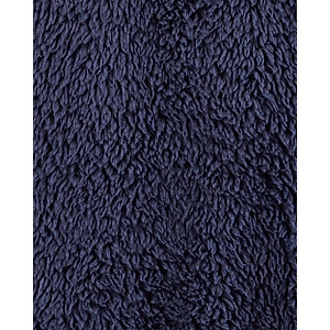 Carter's 0-9 Months Hooded Sherpa Bunting Pram (Navy Sherpa, 3 Months)