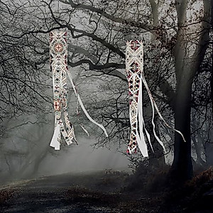 Mandala Boho Luxury Oriental Tile Halloween Windsocks Flag 40 Inch, Flag Wind Socks Outdoor Hanging Decoration Halloween Decorations Halloween Decor Outdoor For Home Yard Patio Lawn Garden