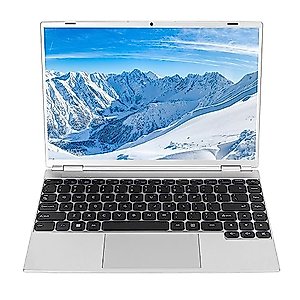 BROLEO Digital Laptop, 8GB RAM Business Laptop for Distance Learning for Recreation (US Plug 8G+512G)