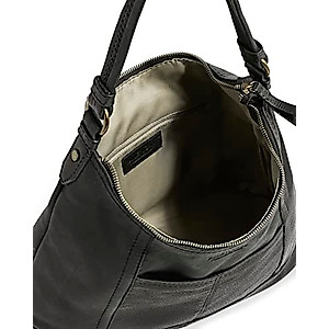 American Leather Co. - Hudson Hobo Handbag - Gorgeous Design and Superbly Fashionable - Black Smooth