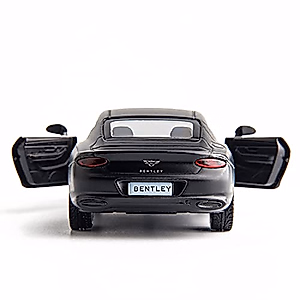 RMZ City 1:36 for Diecasting Alloy Car Model Bentley Continental GT Toy Car, Pull Back Vehicles Toy Car for Toddlers Kids Boys Girls Gift Black