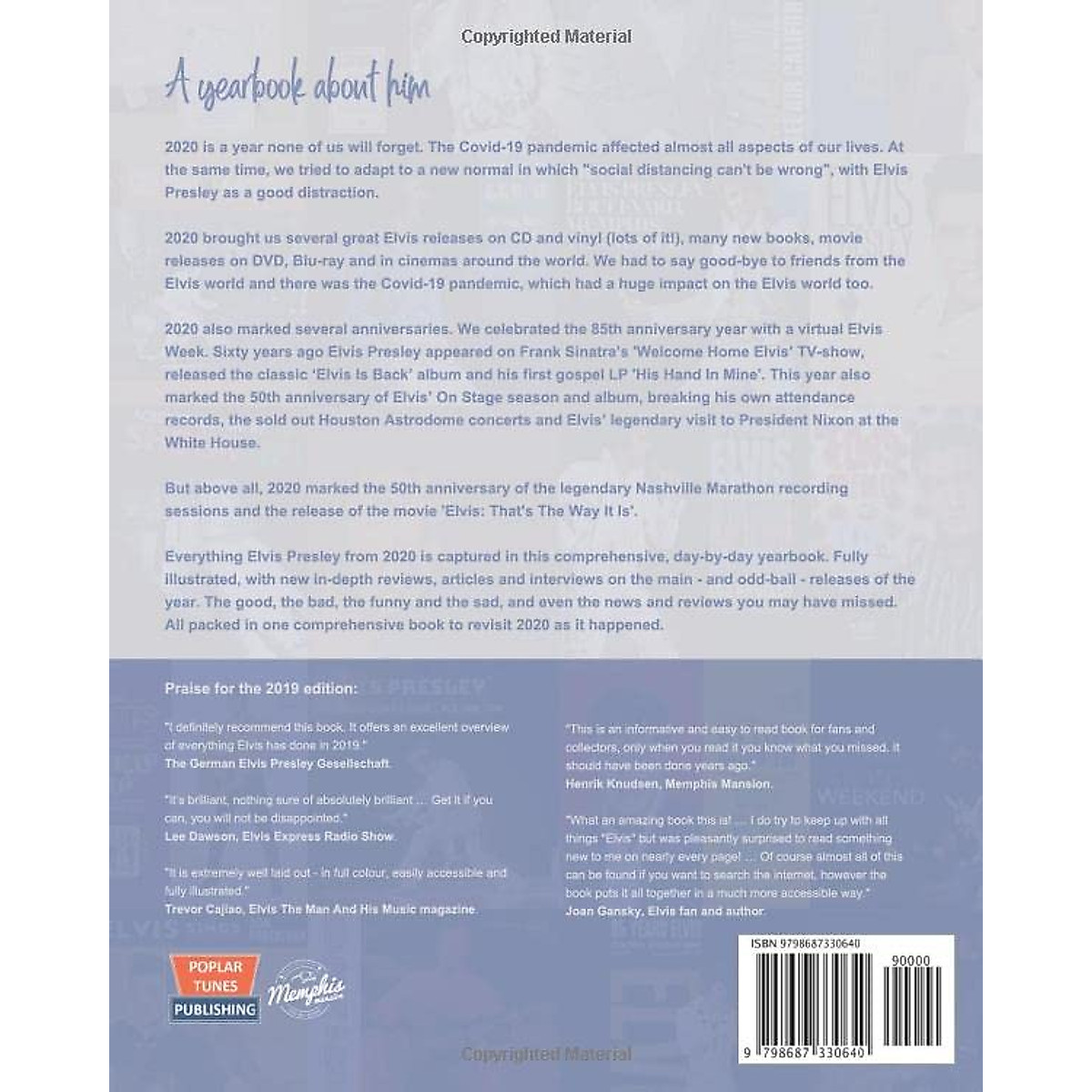 Elvis Day By Day 2020 - The Year In Review: A Yearbook About Him