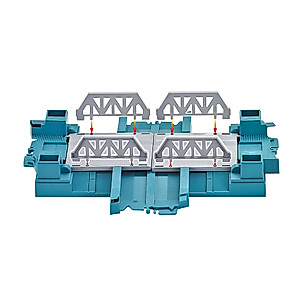 QUOXO Toy Track Car Replacement Only Lane Intersection Accessory for Tracks Playset Add on, Active Bridge Only not Include Toy Car(Activity Bridge)