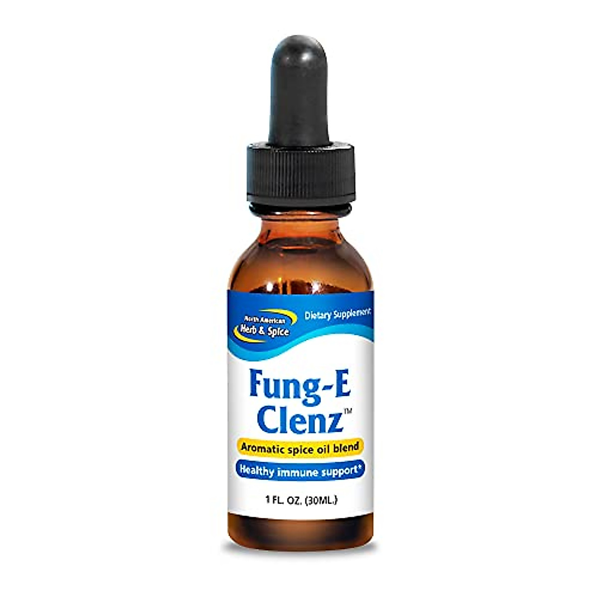 NORTH AMERICAN HERB & SPICE Fung-E-Clenz - 1 fl. oz. - Immune Support, Healthy Hair, Skin & Nails - Contains Oregano, Food & Spice Oils - Non-GMO, Vegan - 173 Total Servings