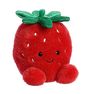 Aurora® Adorable Palm Pals™ Juicy Strawberry™ Stuffed Animal - Pocket-Sized Play - Collectable Fun - Red 5 Inches