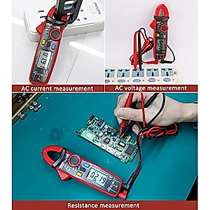 Clamp Meter,UT210E Digital Clamp Multimeter,Continuity Tester AC/DC Ammeter with NCV and VFC Functions,Electrician's Universal Meter UNI-T