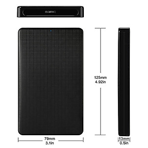 Everything But Stromboli Kingston A400 SSD 960GB 2.5" SATA 3.0 Internal Solid-State Drive (SA400S37/960G) Bundle with (1) SSD/HDD Enclosure USB 3.0