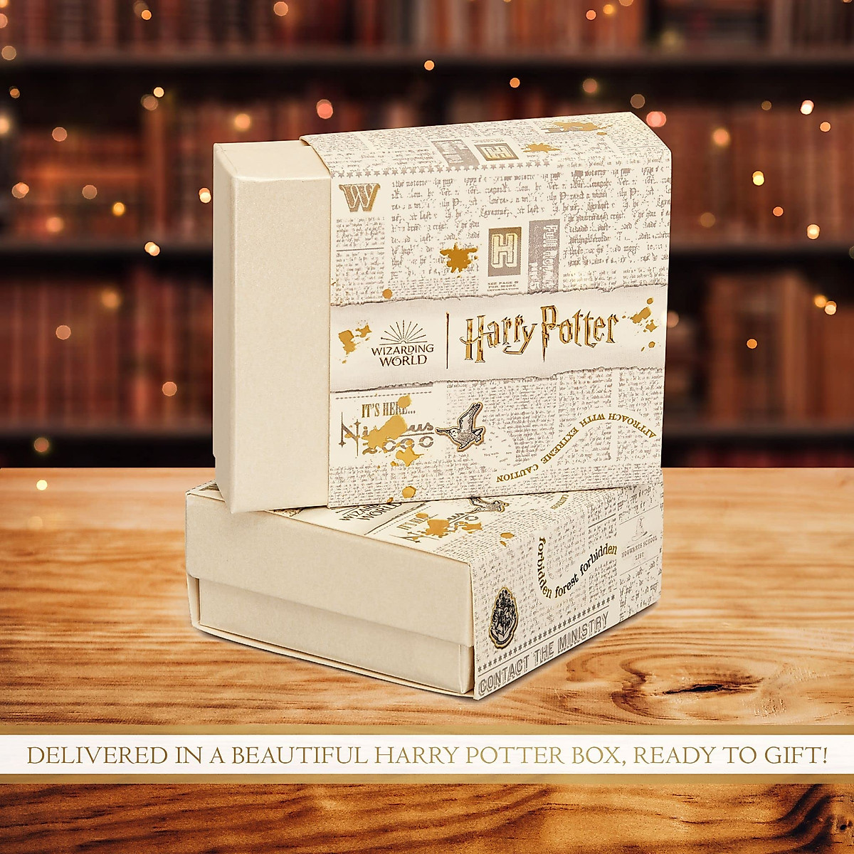 Harry Potter Womens Deathly Hallows Necklace - 18-inch Chain Necklace for Women Jewelry