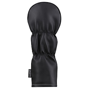 Majek Retro Golf Headcovers White Red and Black Vintage Leather Style 1 3 X Driver Fairway Woods Head Cover Classic Look