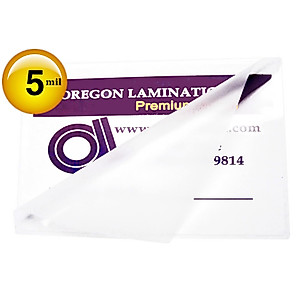 Qty 500 Small Index Card 3 x 5 Laminating Sleeves Hot Laminator Pouches 5 Mil
