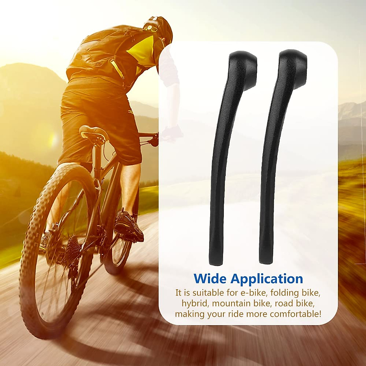 Watris Veiyi 2PCS Bike Crank Arm, Bicycle Crank Arm, Left Single Chain Crank Arm for Electric Bicycle, Folding Bicycle, Hybrid, Mountain Bicycle, Road Bike