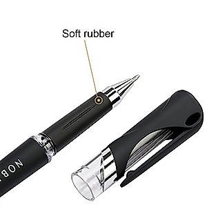 MyLifeUNIT Black Ink Gel Pens, 1.0 mm Bold Point Pens, 12 Pack