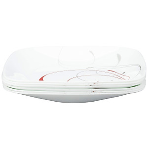 Corelle Vitrelle 18-Piece Dinnerware Set + 6-Piece Salad Plate Set