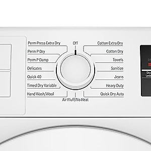 Bosch 300 Series 24-Inch Condensation Dryer - ENERGY STAR - WTG86403UC - White