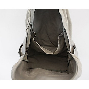 MiCoolker College School Backpack for Women Men Casual Canvas Denim Travel Daypack Purses Large