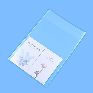 iMailer - 200 Count - 5" x 7" Cellophane Bags Self Sealing - Resealable Clear Poly Cello Bags for A2 A4 A6 Cards & Envelopes, Bakery, Cookies, Treats
