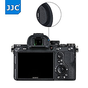 2 Pack Camera Eyecup Eye Cup Eyepiece Spare Replacement for Sony A9II A7RIV A7RIII A7III A7RII A7SII A7II A7R A7S A7 A9 A99II A58, Replaces Sony FDA-EP18 FDA-EP16 FDA-EP15