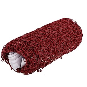 Luqeeg Portable Badminton Net - Outdoor Volleyball Net for Backyard and Beach, Professional Tennis Net for Tennis, Soccer Tennis, Kids Volleyball - 6.5x0.5m(Red)