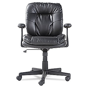 OIF ST4819 Executive Swivel/Tilt Chair, Fixed T-Bar Arms, Black
