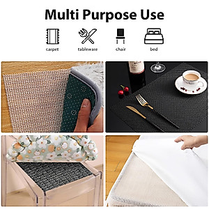 Coyacool Non Slip Rug Pads for Hardwood Floors, 9x12 Rug Pad Gripper for Area Rugs, Under Carpet Anti Skid Mat, Beige, Keep Your Rugs Safe and in Place