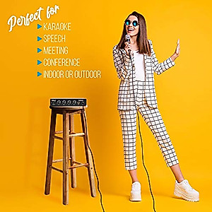 Pyle Compact Karaoke Audio Mixer - Professional Portable Audio Sound Mixer Mic Receiver w/Two Microphone Inputs, RCA, AUX, Mic Level/Music/Echo Controls, for DJ Sound, Home Party & Theater - PDKRMX2M
