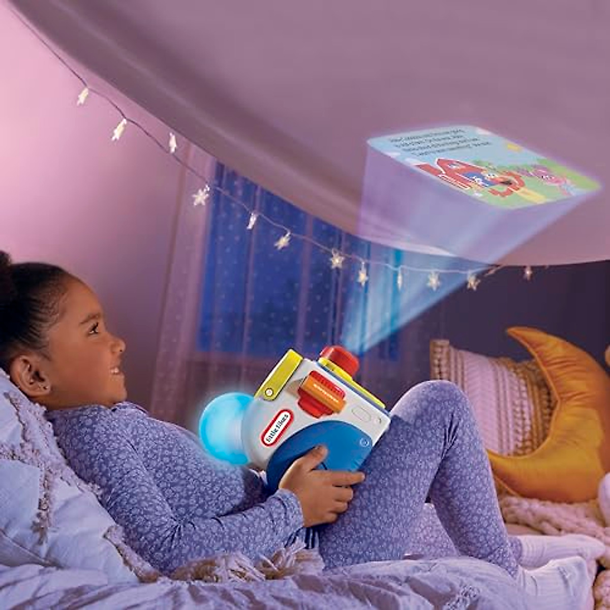 Little Tikes Story Dream Machine Sesame Street Elmo & Friends Story Collection, Storytime, Books, Audio Play Character, Toy Gift for Toddlers and Kids Girls Boys Ages 3+ Years